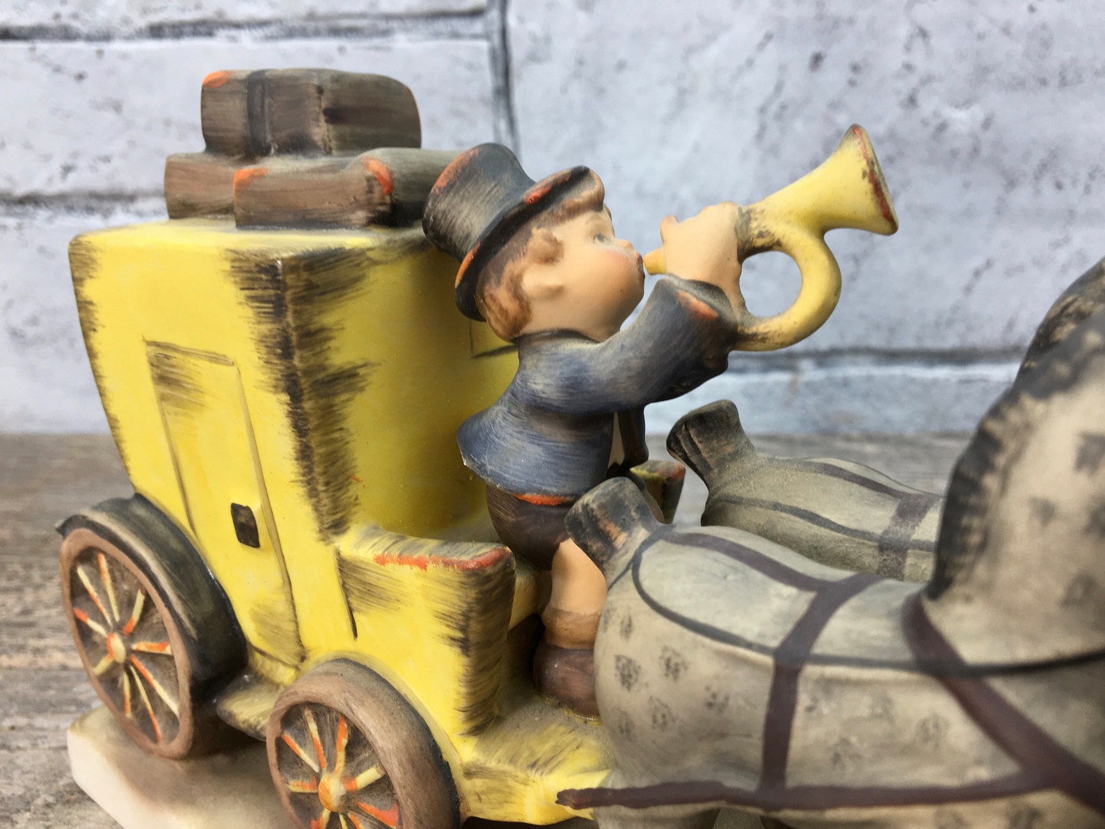 RARE German Hummel Figurine mail Coach FULL Bee W. - Etsy