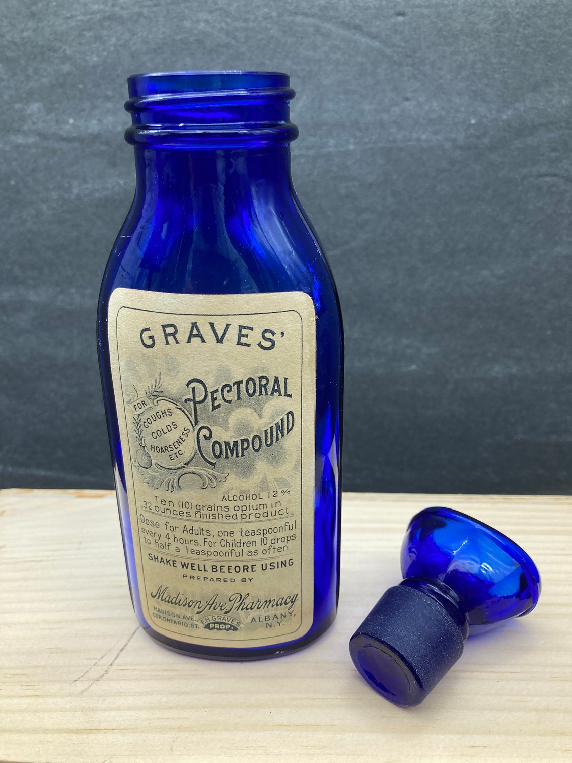 Antique/vintage Medicine Bottles W/added Apothecary Labels - Etsy