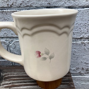 1980s Pfaltzgraff "tea Rose" Pattern Choose: Set of Two Flat Cups OR ...