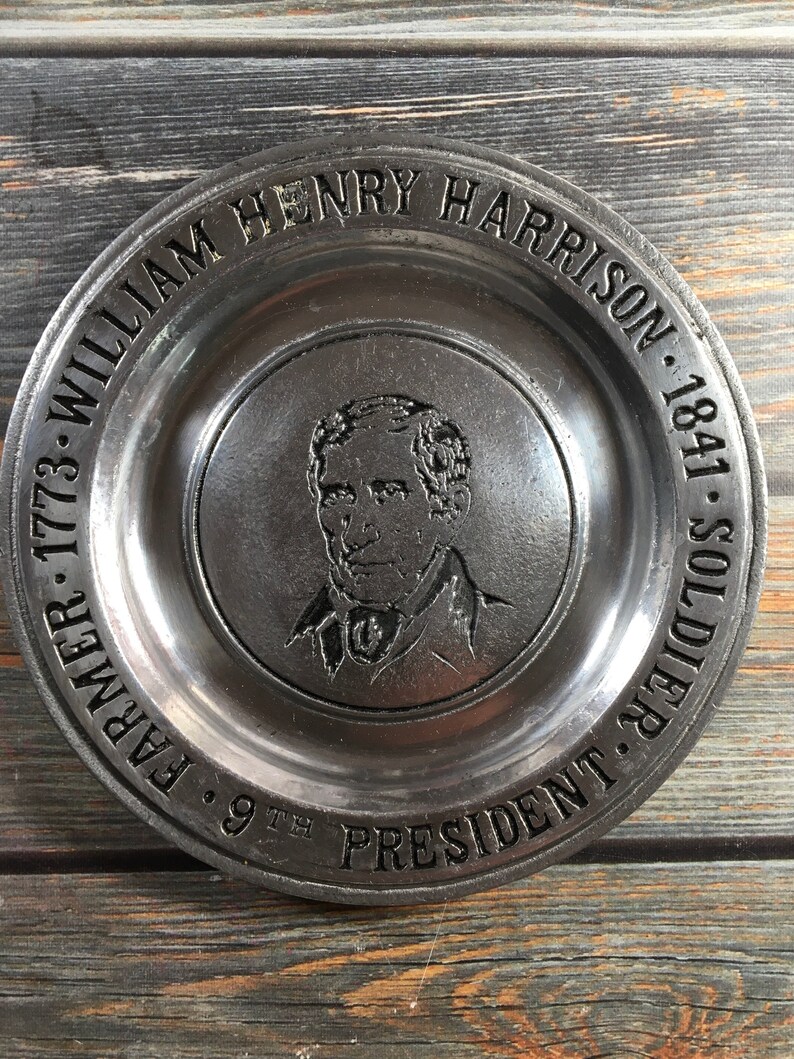 1972 Wilton Pewter Collectible Presidential Plates Limited | Etsy
