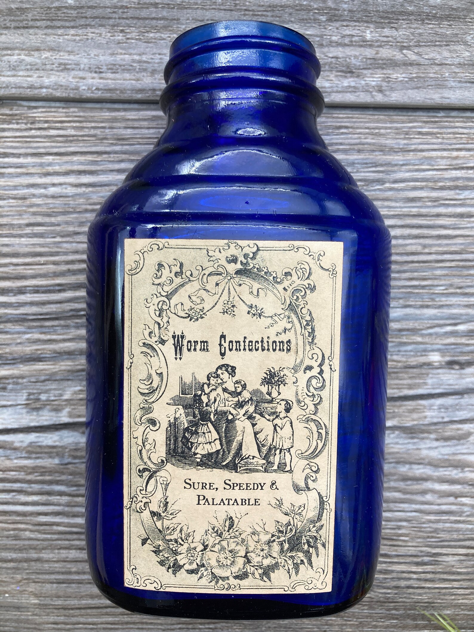 Antique/vintage Medicine Bottles W/added Apothecary Labels - Etsy