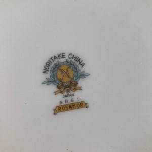 NORITAKE 5851 ROSAMOR Pattern Made in Japan 8.25 Salad - Etsy