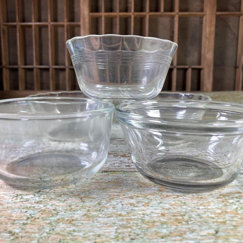 Pyrex Mini Glass Bowls - Etsy