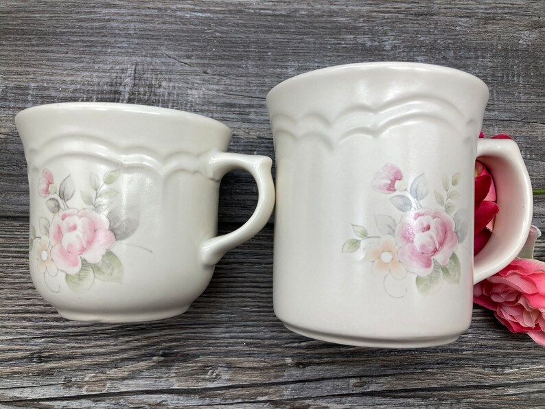 1980s Pfaltzgraff tea Rose Pattern Choose: Set of - Etsy