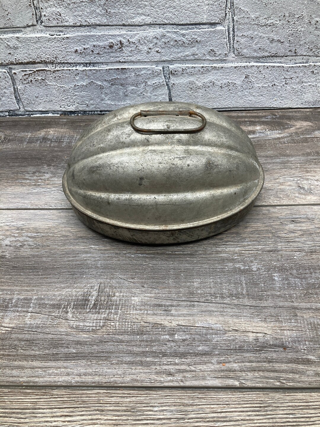 Vintage Kreamer Tin Plum Pudding Mold: Farmhouse Kitchen Decor - Etsy