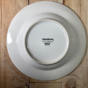 TIENSHAN Stoneware raspberry Social 8 Salad Plates Set of 4 Summer ...