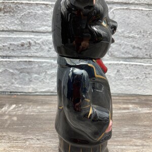 Collectible Relco Redware Ceramic Black Pig Bank Hand Painted Vintage ...