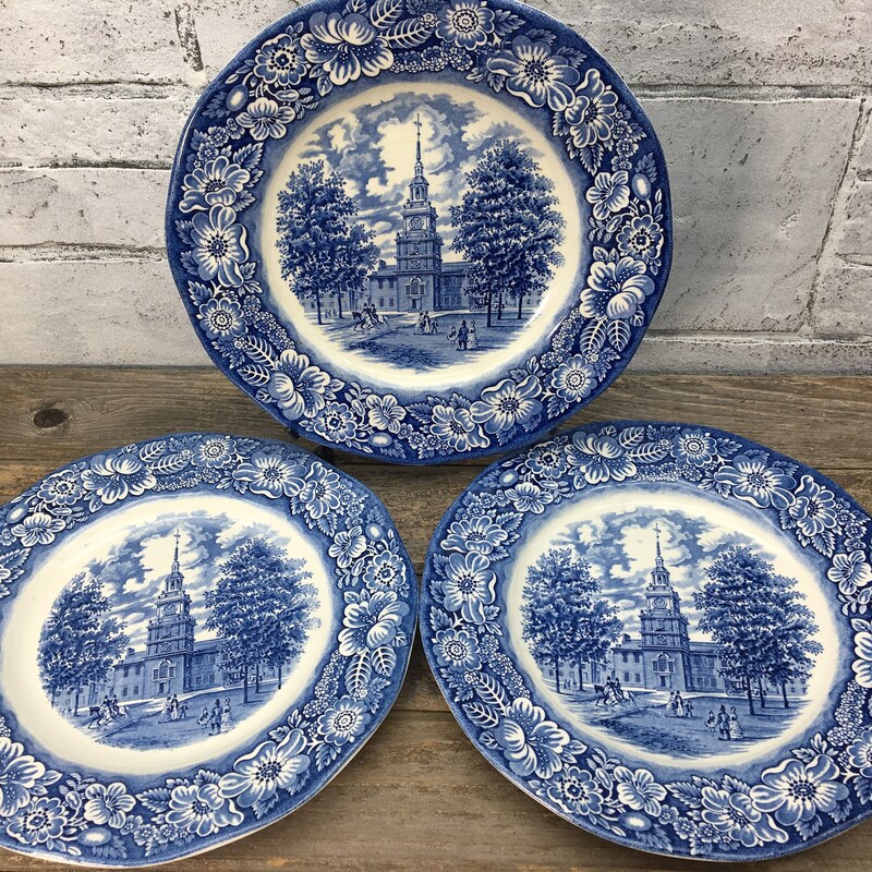 Liberty Blue Plate - Etsy
