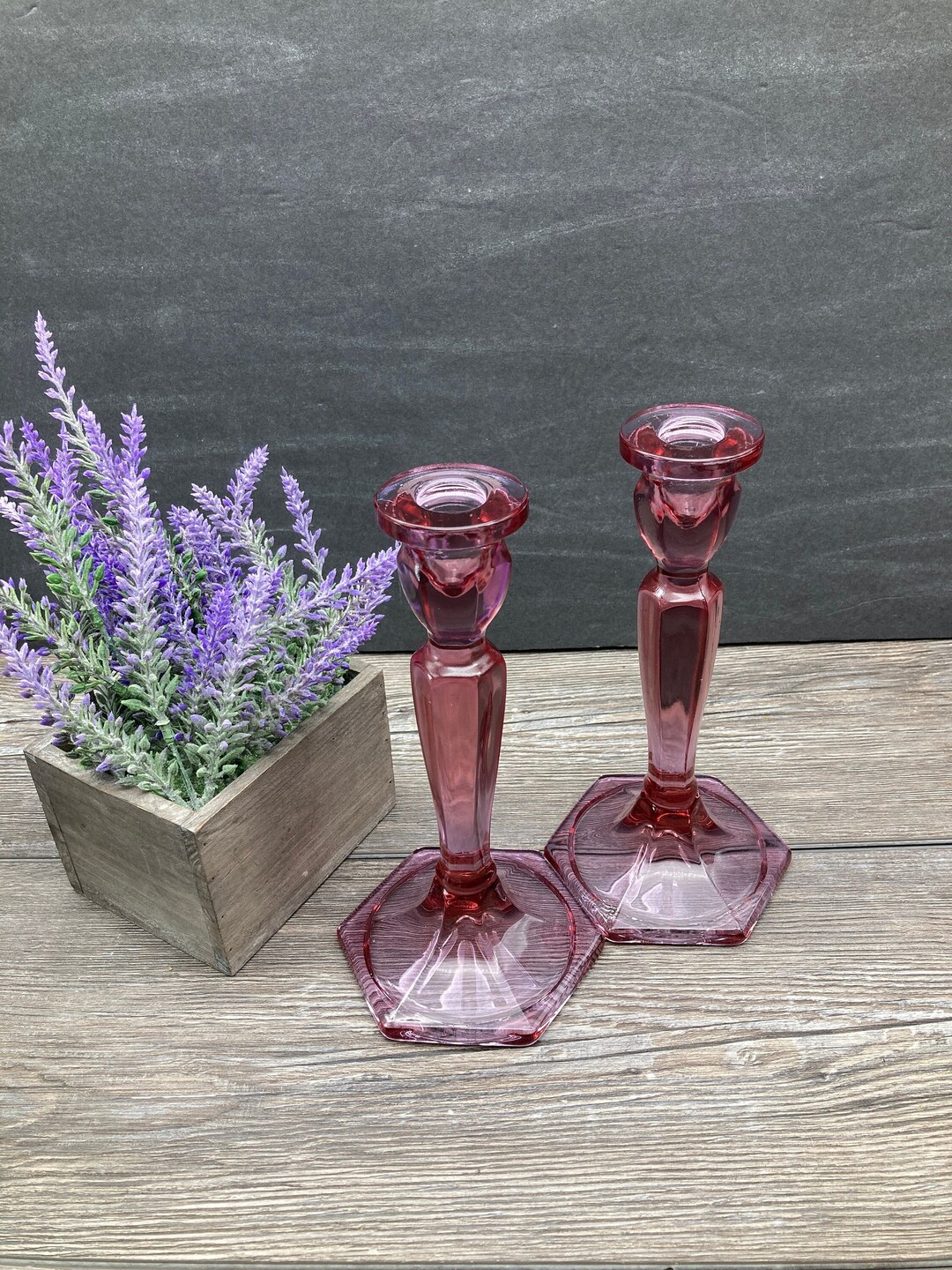 FENTON Art Glass 449 dusty Rose / Wisteria / Cranberry Colored Glass ...