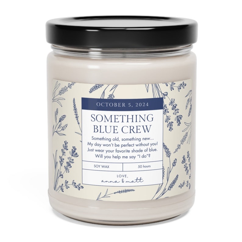 Something Blue Crew Proposal Something Blue Proposal Gift Custom ...