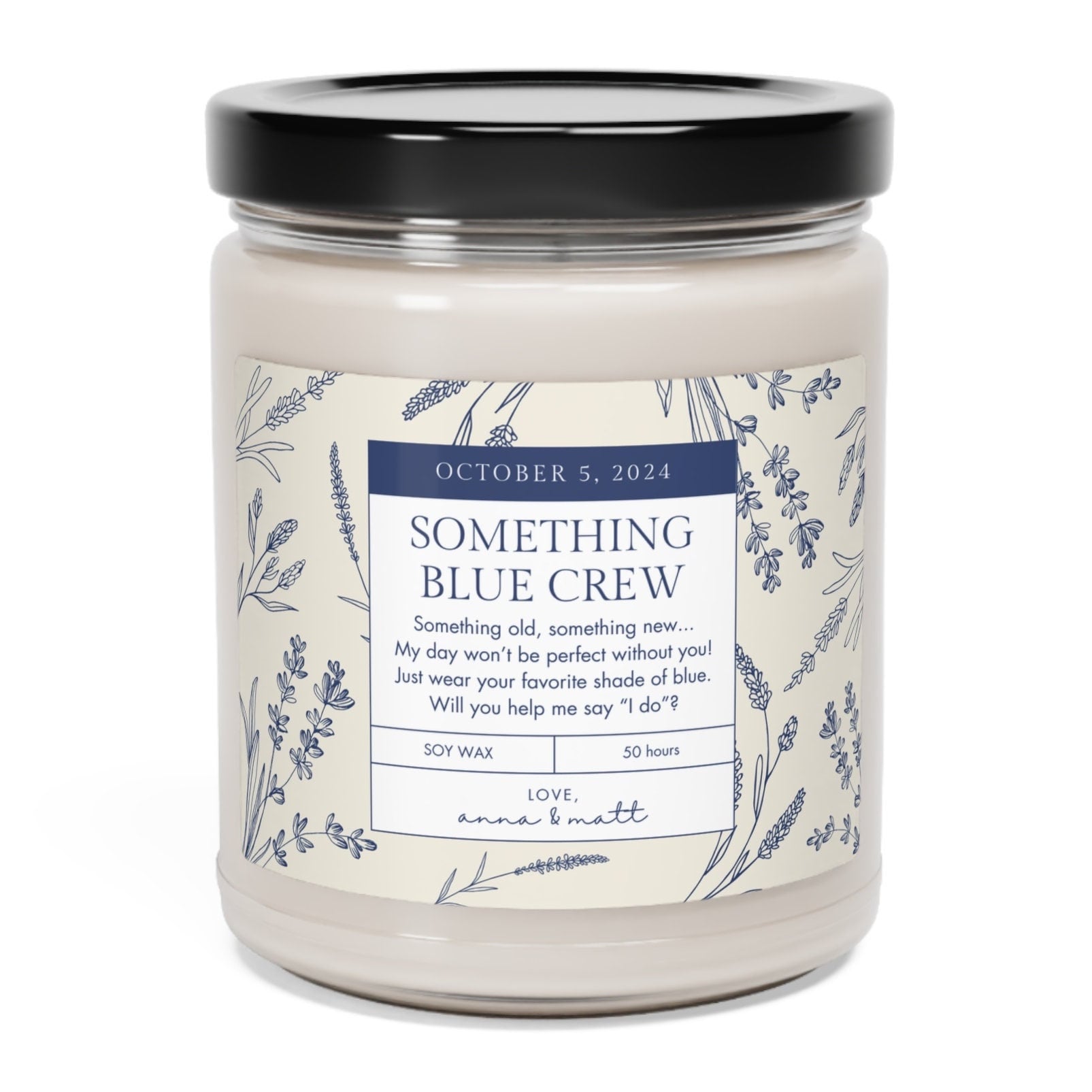 Something Blue Crew Proposal Something Blue Proposal Gift Custom ...