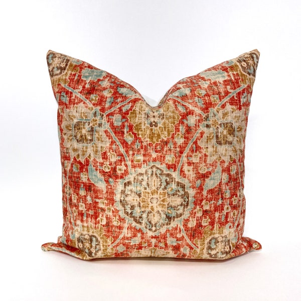 Red and Gold Pillow - Etsy