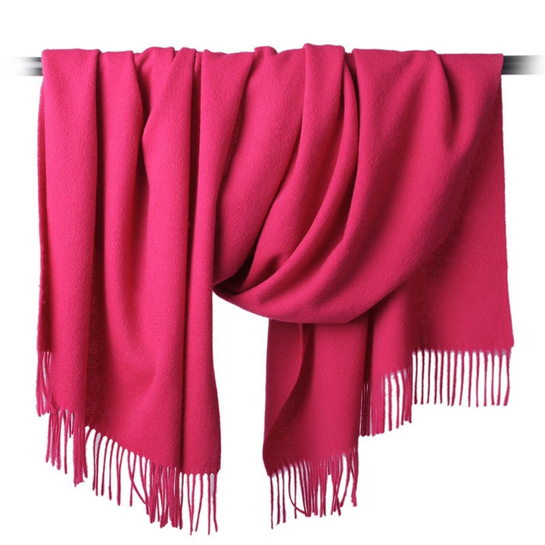 Large Wool Scarf Beige Wool Scarf White Wool Scarf Black Wool Scarf ...