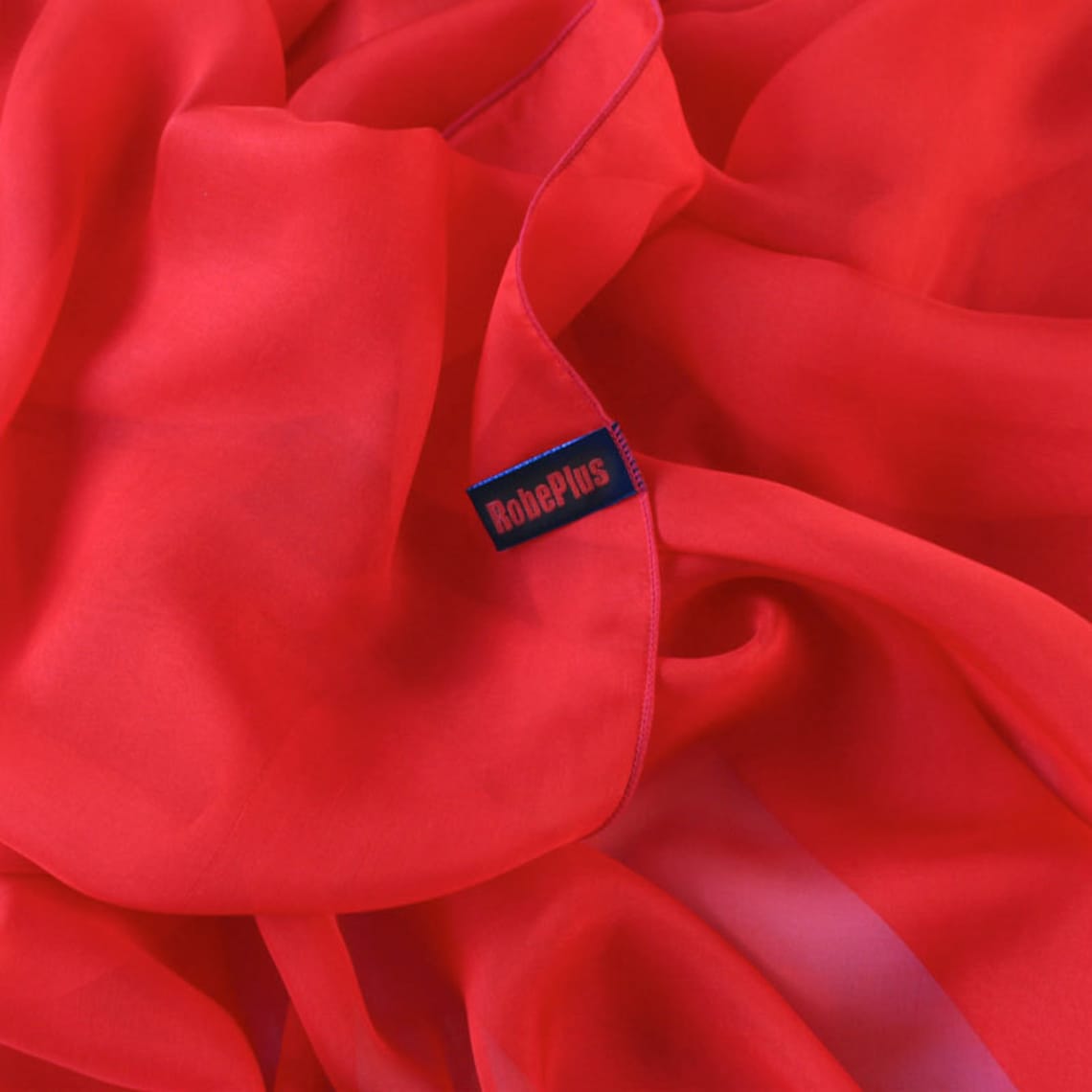 True Red Silk Scarf - Bright Red Silk Chiffon Scarf - AS6 - Etsy