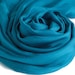 Dark Cyan Silk Scarf Teal Mulberry Silk Chiffon Scarf AS25 - Etsy