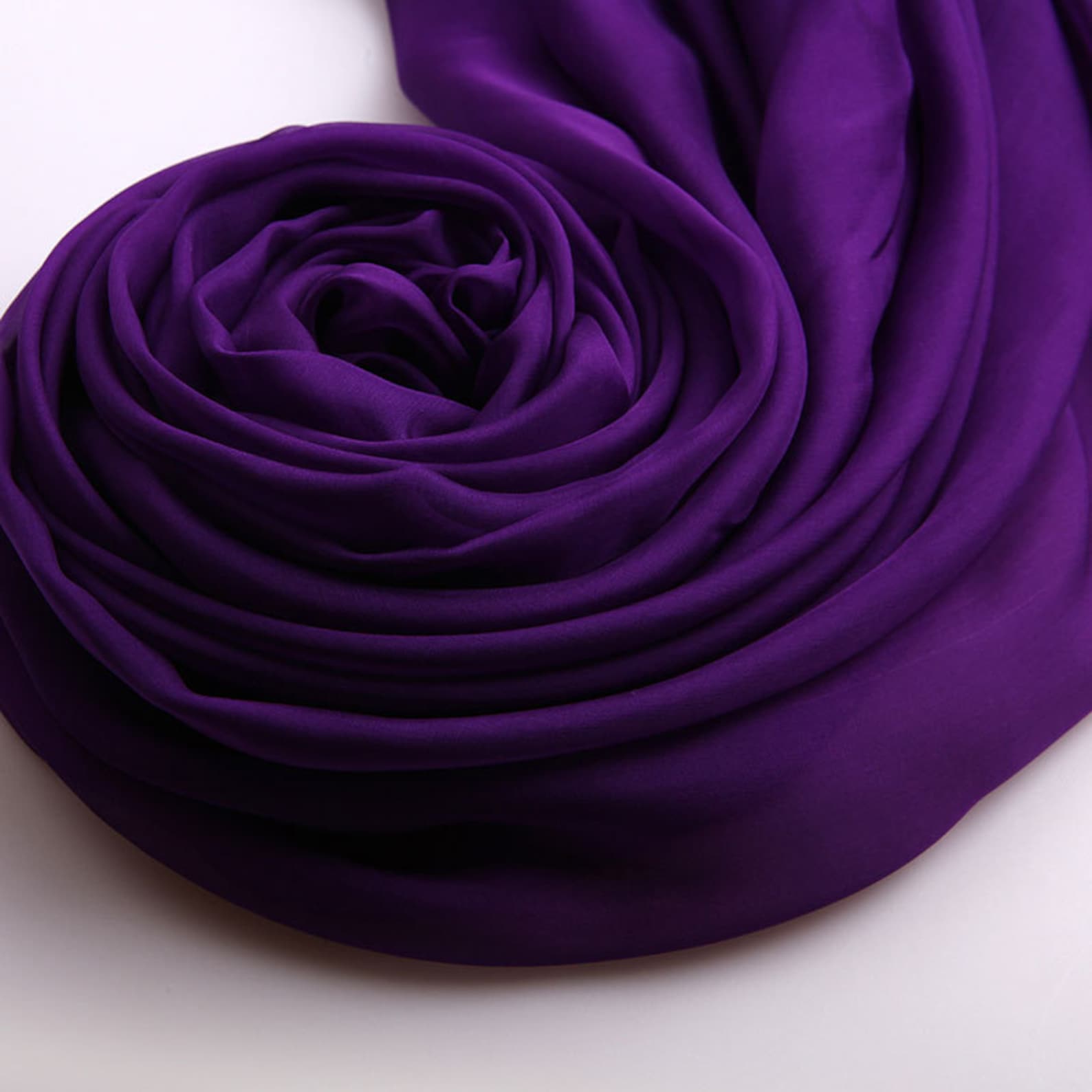 Purple Silk Chiffon Scarf Purple Mulberry Silk Chiffon Scarf-2014-4 - Etsy