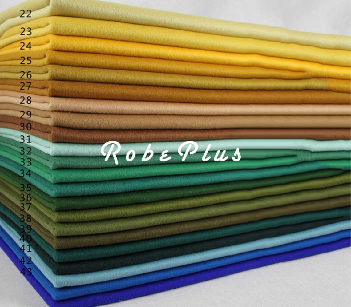 Wool Blend Fabric - Extra Soft Wool Blend Fabric - Blue Wool Fabric ...