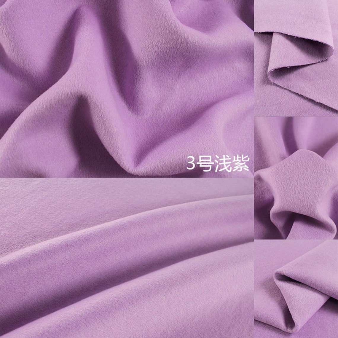Premium Wool Blend Fabric With Double Plush Size Extra Thick Wool Blend ...