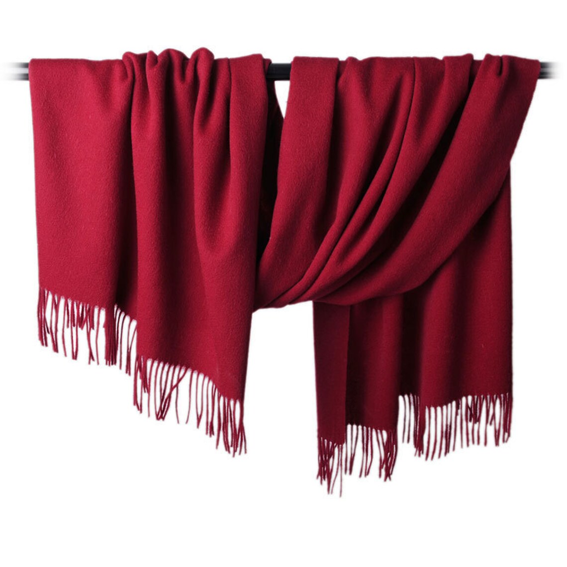 Large Wool Scarf Beige Wool Scarf White Wool Scarf Black Wool Scarf ...