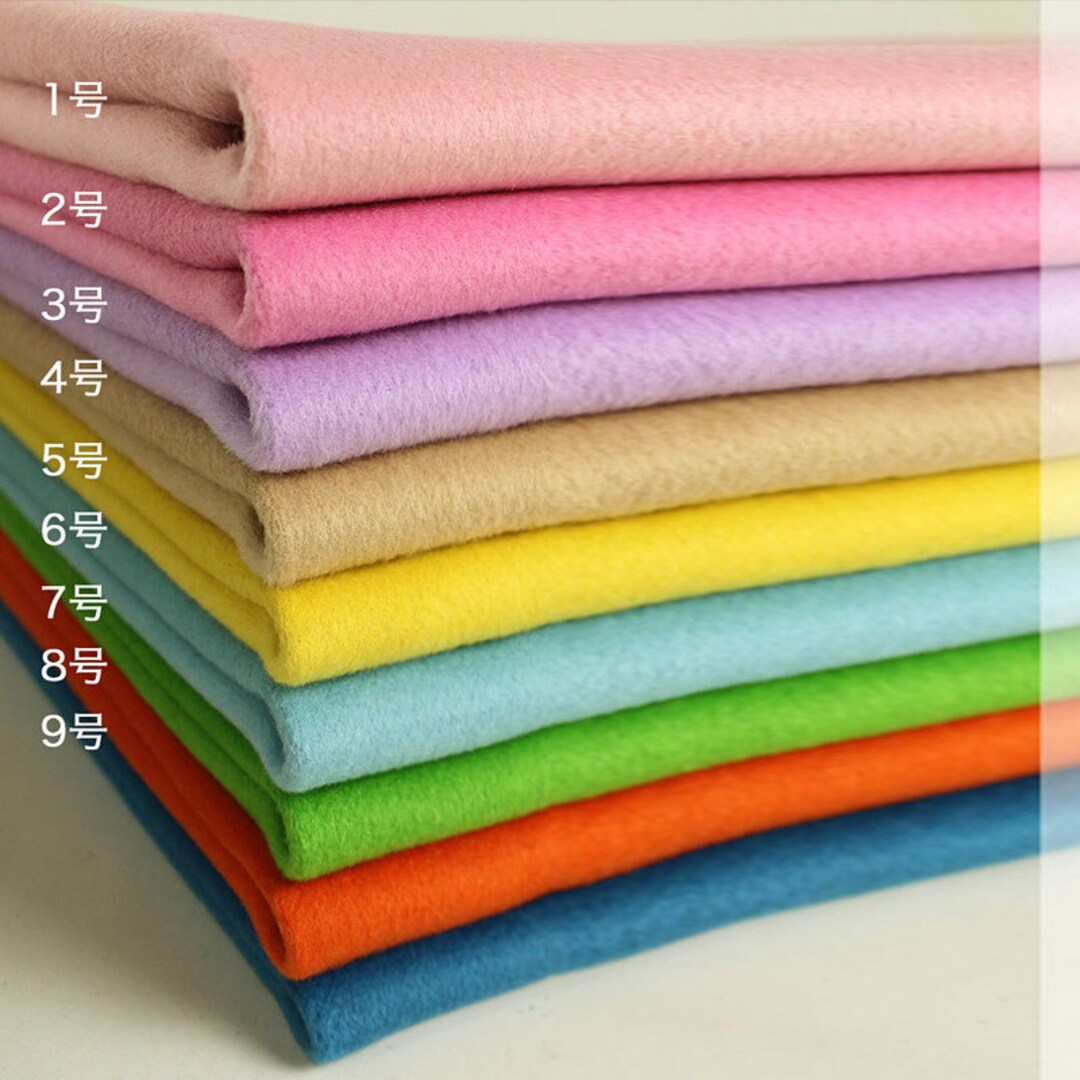 Premium Wool Blend Fabric With Double Plush Size Extra Thick Wool Blend ...