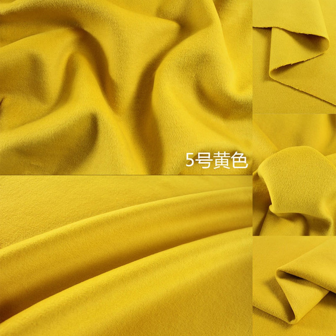 Premium Wool Blend Fabric With Double Plush Size Extra Thick Wool Blend ...