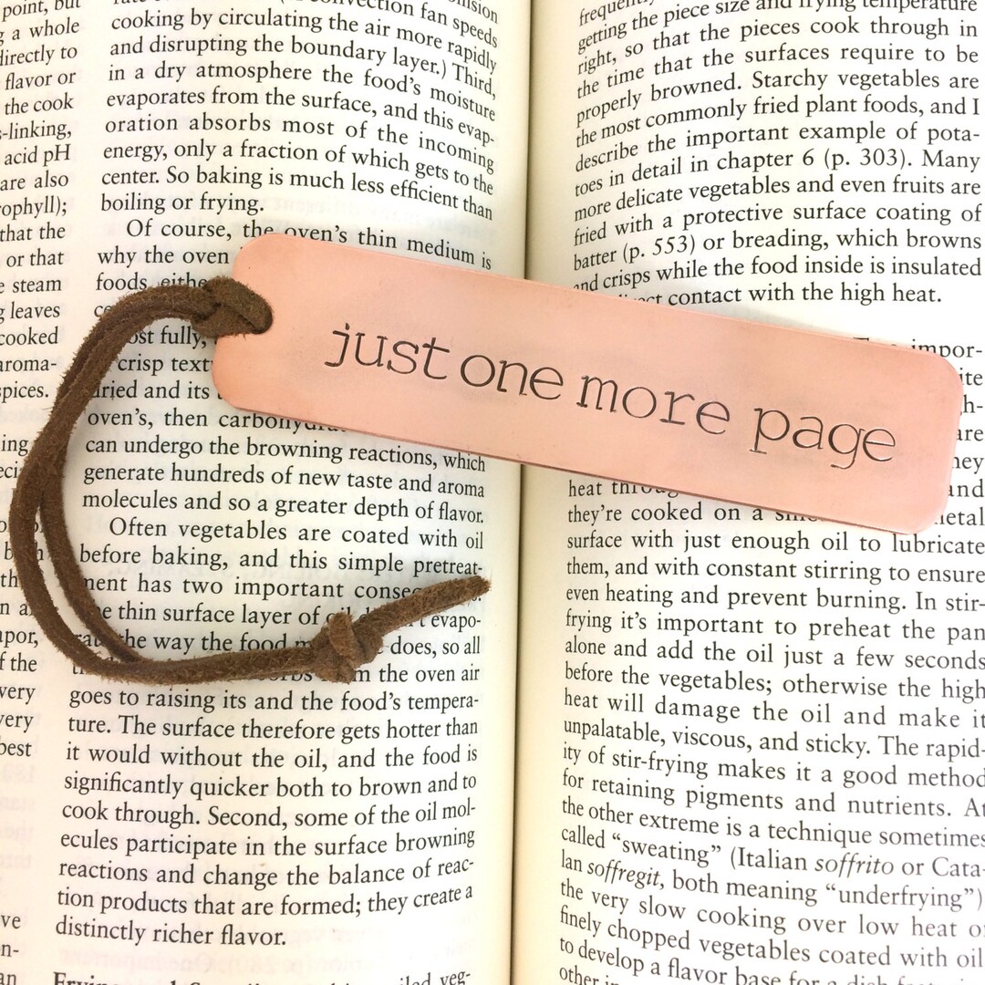 Metal Bookmark Custom Bookmark Gift for Book Worm Book - Etsy