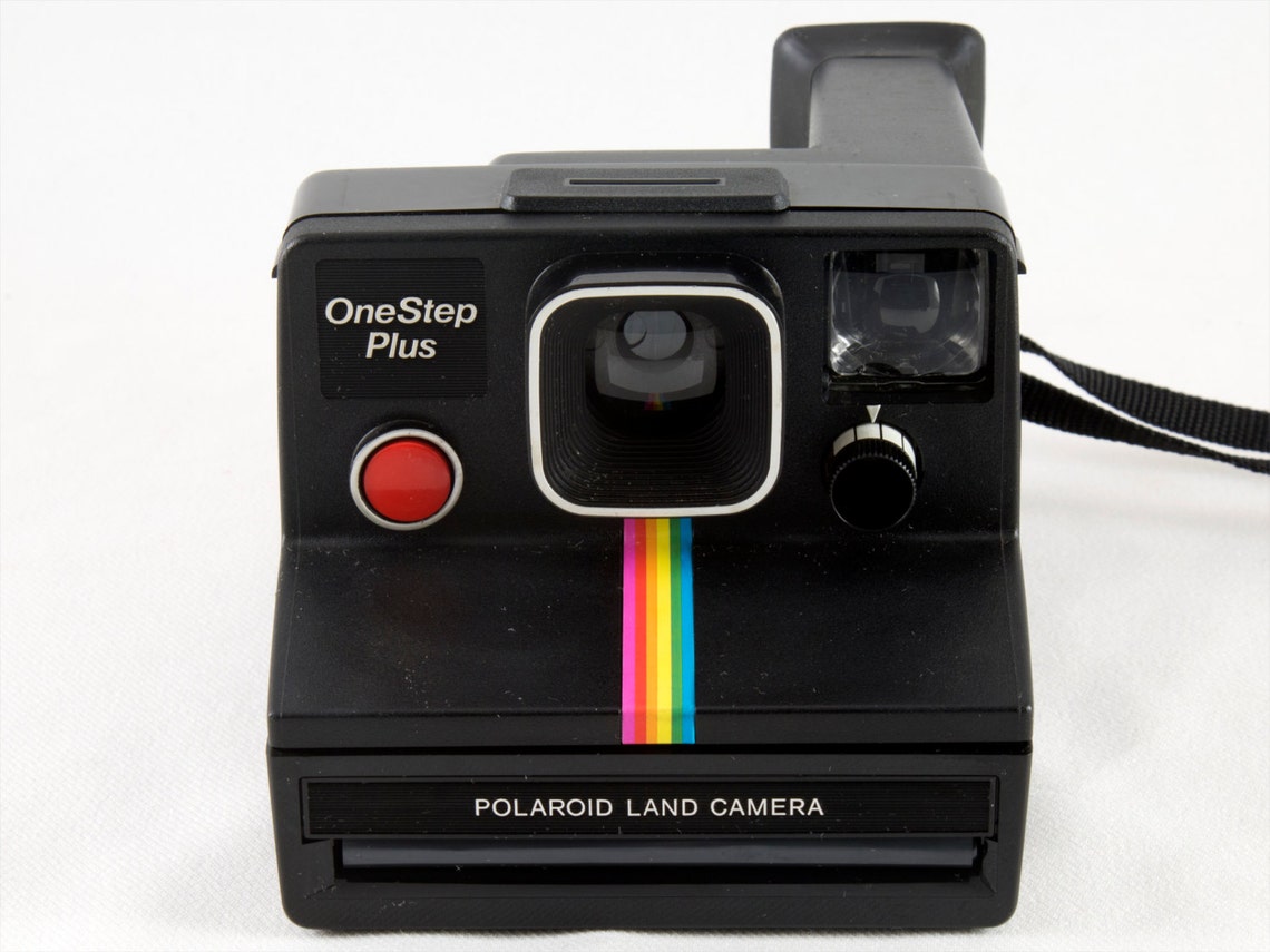 Vintage Polaroid OneStep Plus SX-70 Rainbow Stripe Instant | Etsy