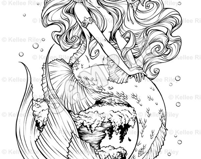 Fishy Friends Adult Coloring Page - Etsy