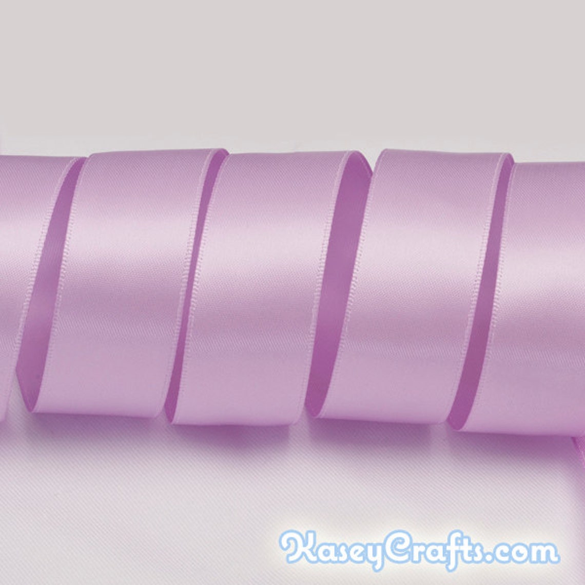 Lavender Purple Ribbon, Double Faced Satin Ribbon, Widths Available: 1 ...