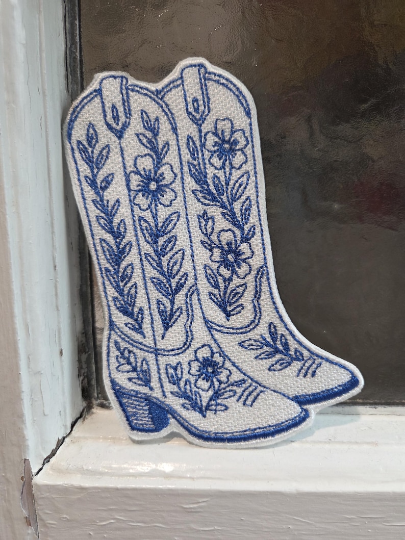 Cowboy Boots Patch - Etsy
