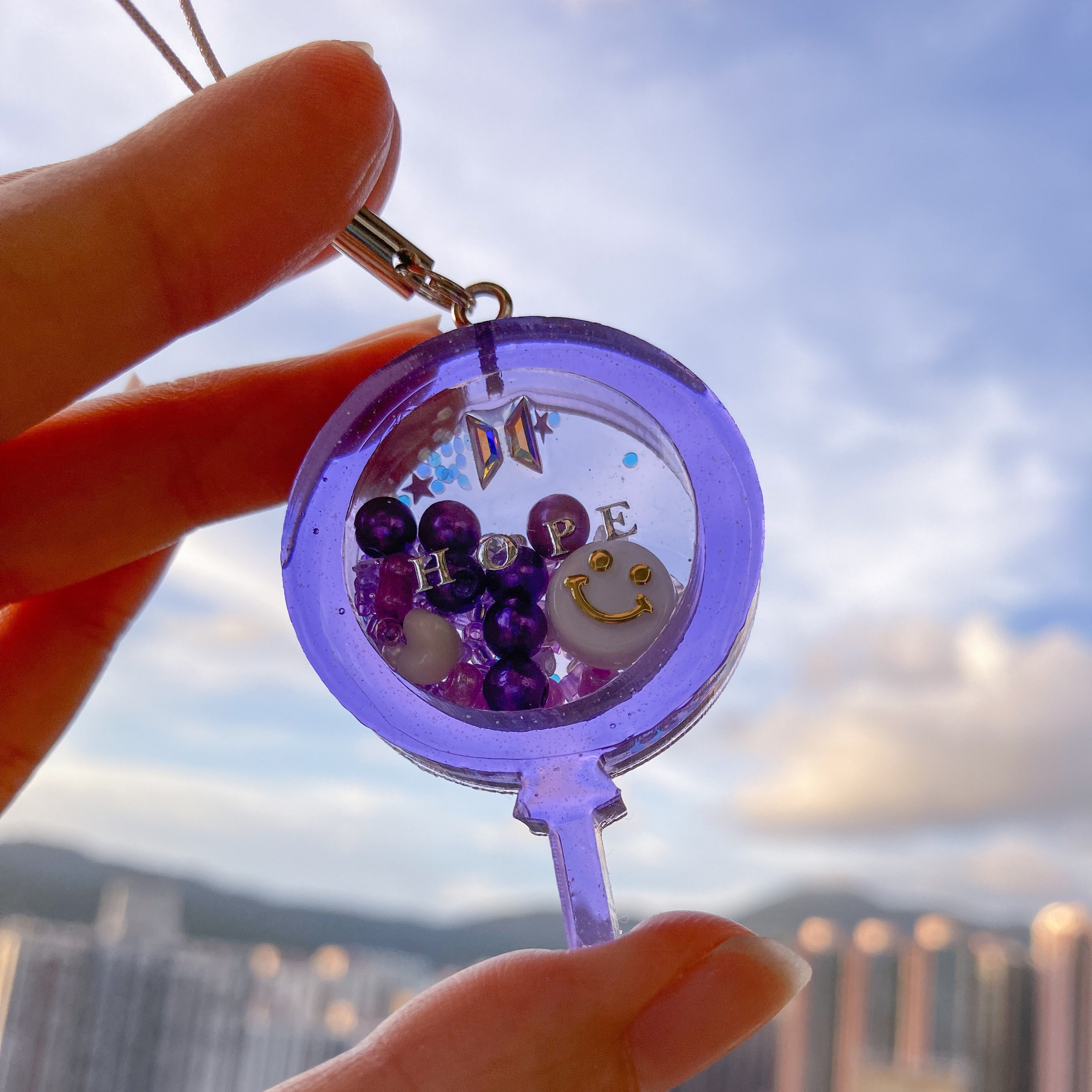 Handmade BTS Purple Balloon Permission to Dance Inspired UV - Etsy UK