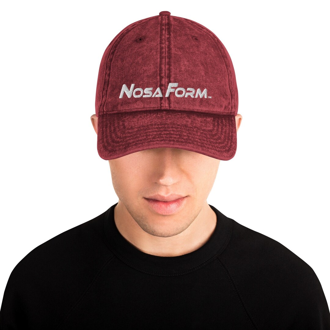 Nosa Form Vintage Cap aus besticktem Baumwolltwill - Etsy Österreich