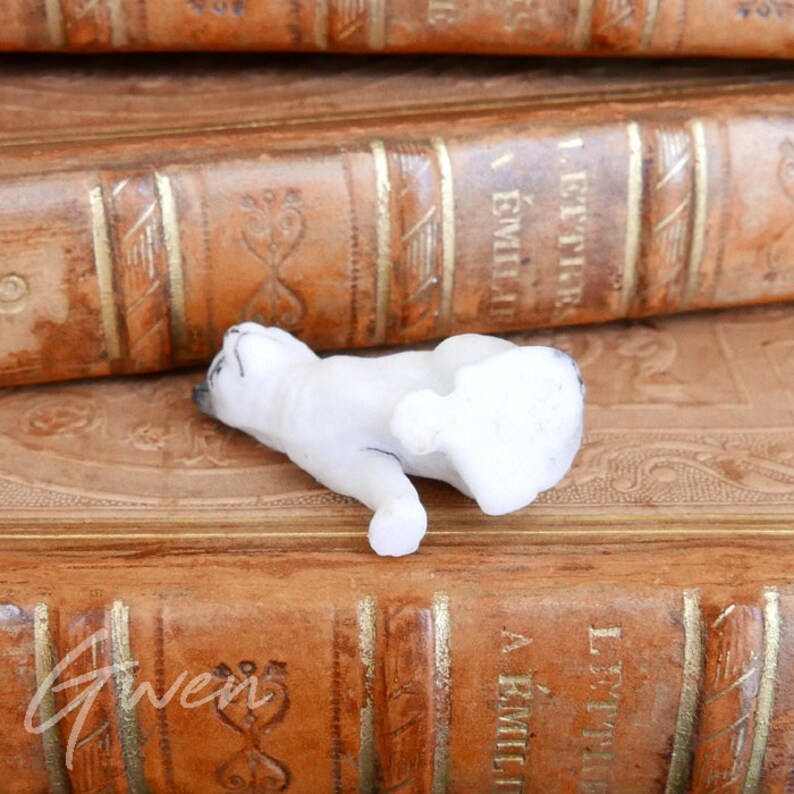 Antique German Bisque Miniature Cat Figurine Hertwig Kitten - Etsy