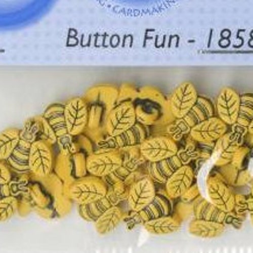 Tiny Bees Novelty Button Collection Cabochons Bee Buttons - Etsy