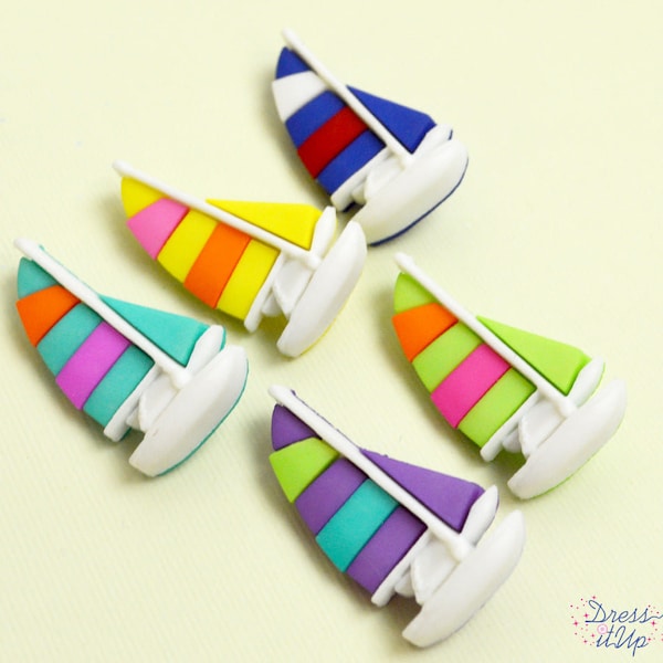 Sailboat Buttons - Etsy
