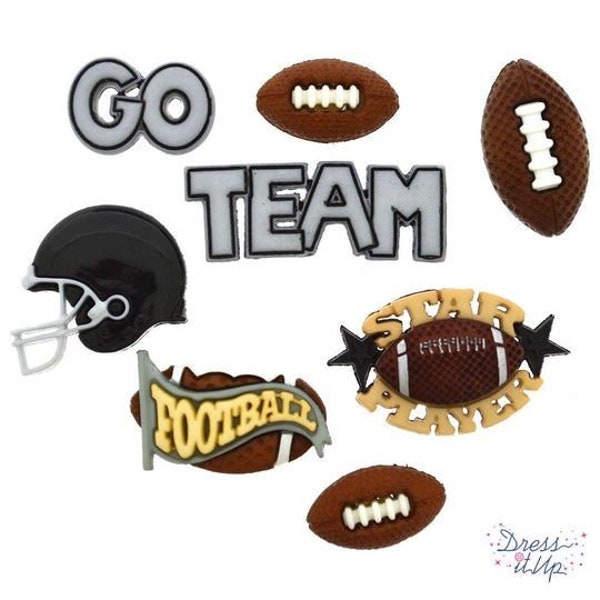Football Buttons - Etsy