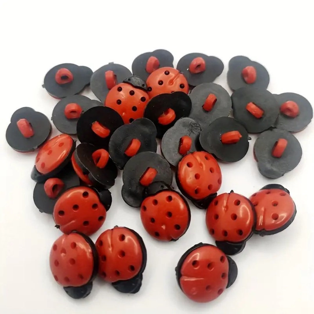 LADYBUG BUTTONS - Etsy