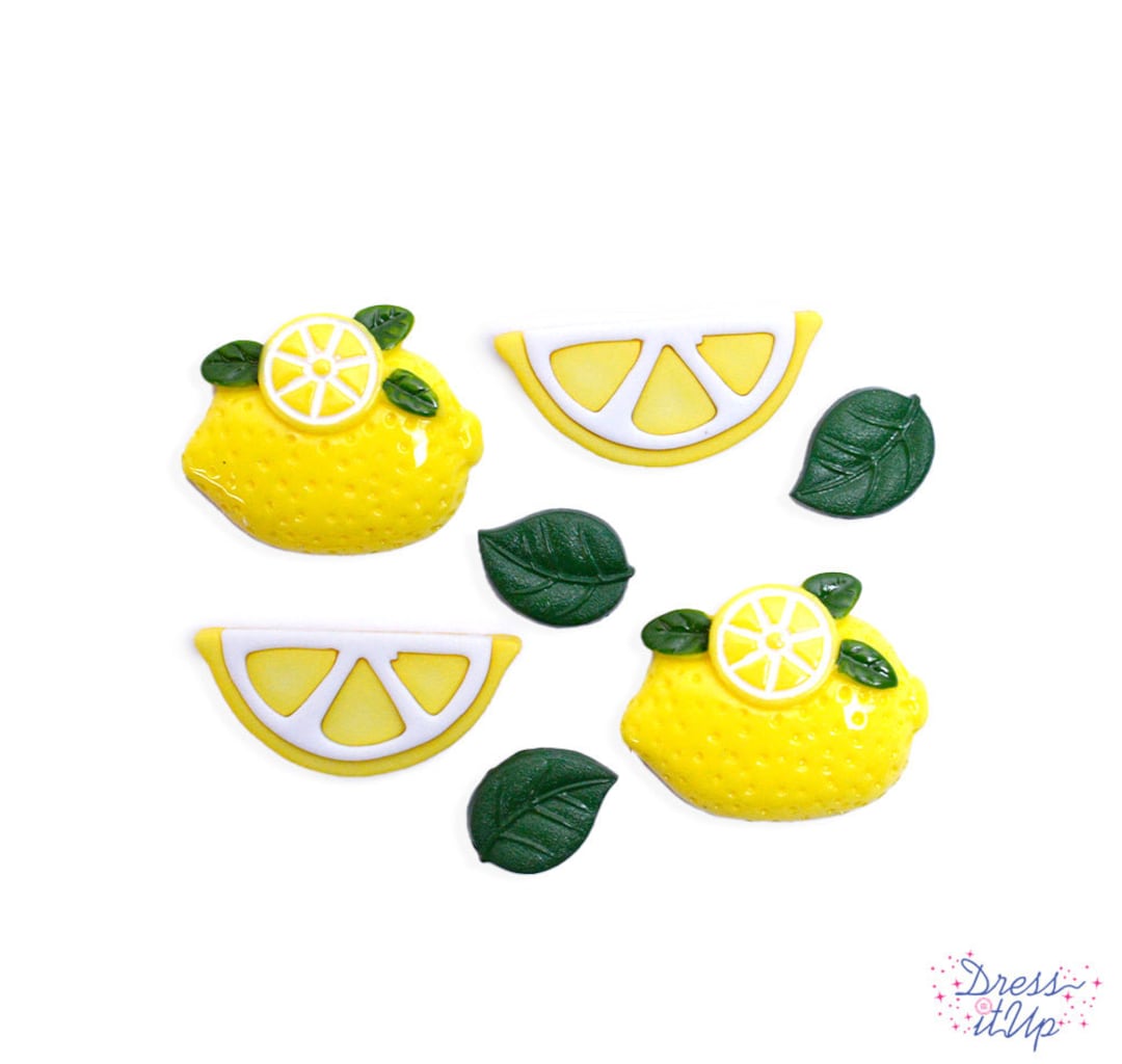LEMON BUTTONS - Etsy