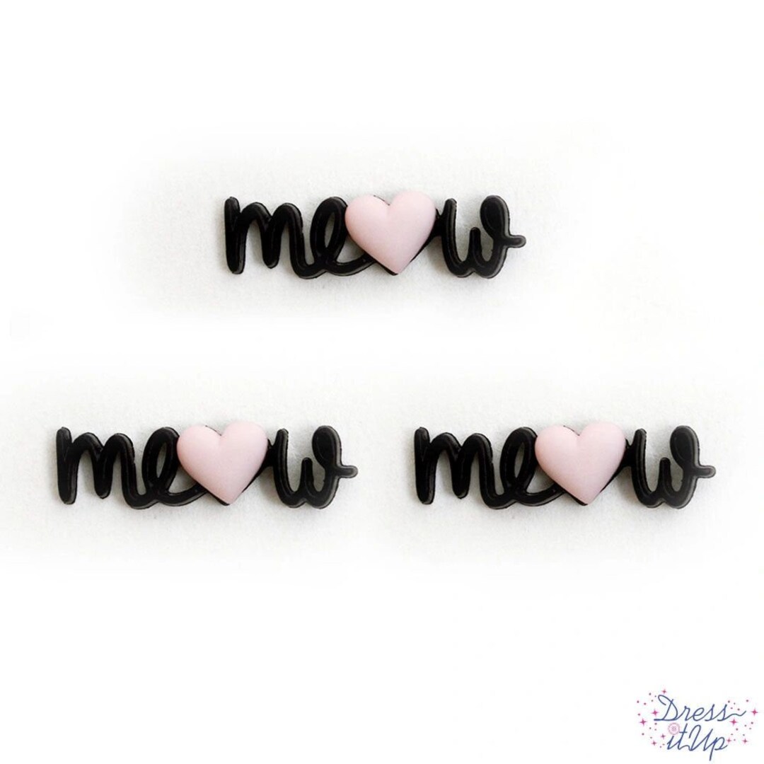 MEOW SIGN BUTTONS - Etsy