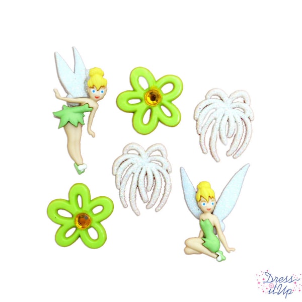 Tinkerbell Buttons - Etsy