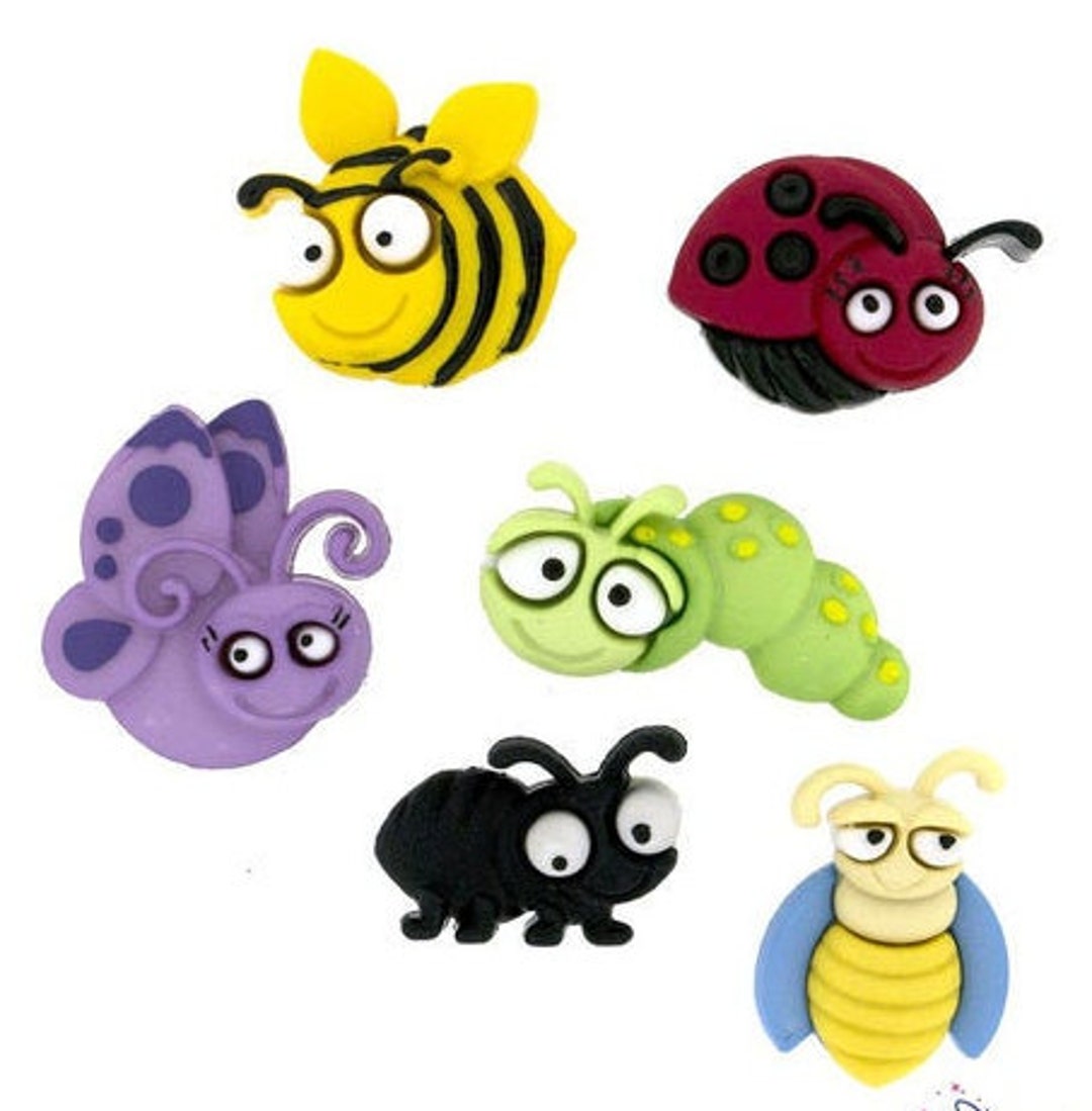 BUG BUTTONS - Etsy