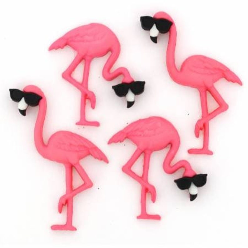 FLAMINGO BUTTONS - Etsy