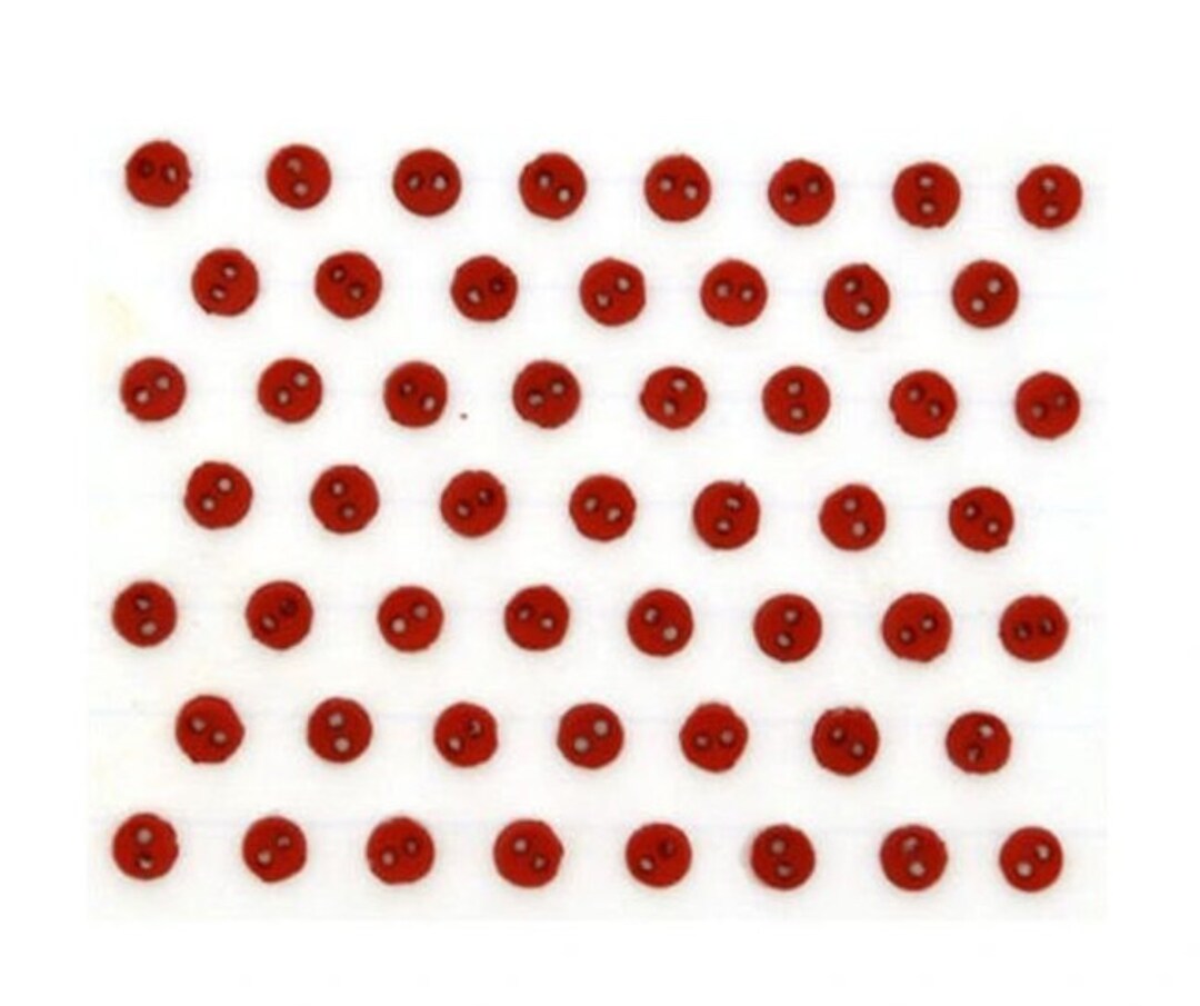 MICRO ROUNDS RED Buttons - Etsy