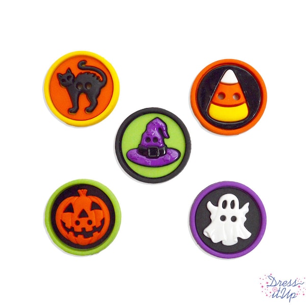 Halloween Buttons - Etsy