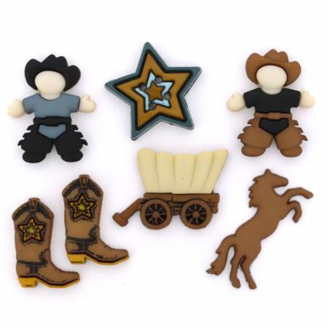 WESTERN BUTTONS - Etsy