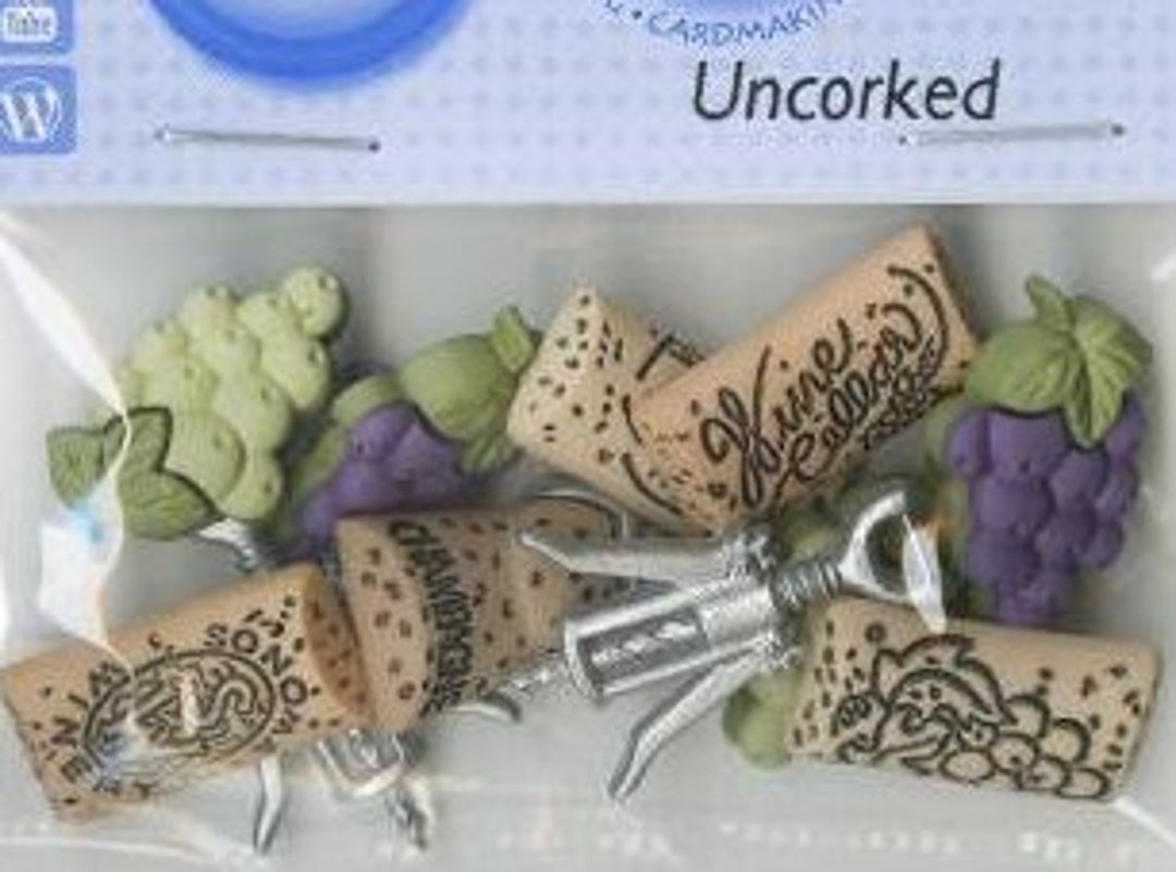WINE CORK BUTTONS - Etsy