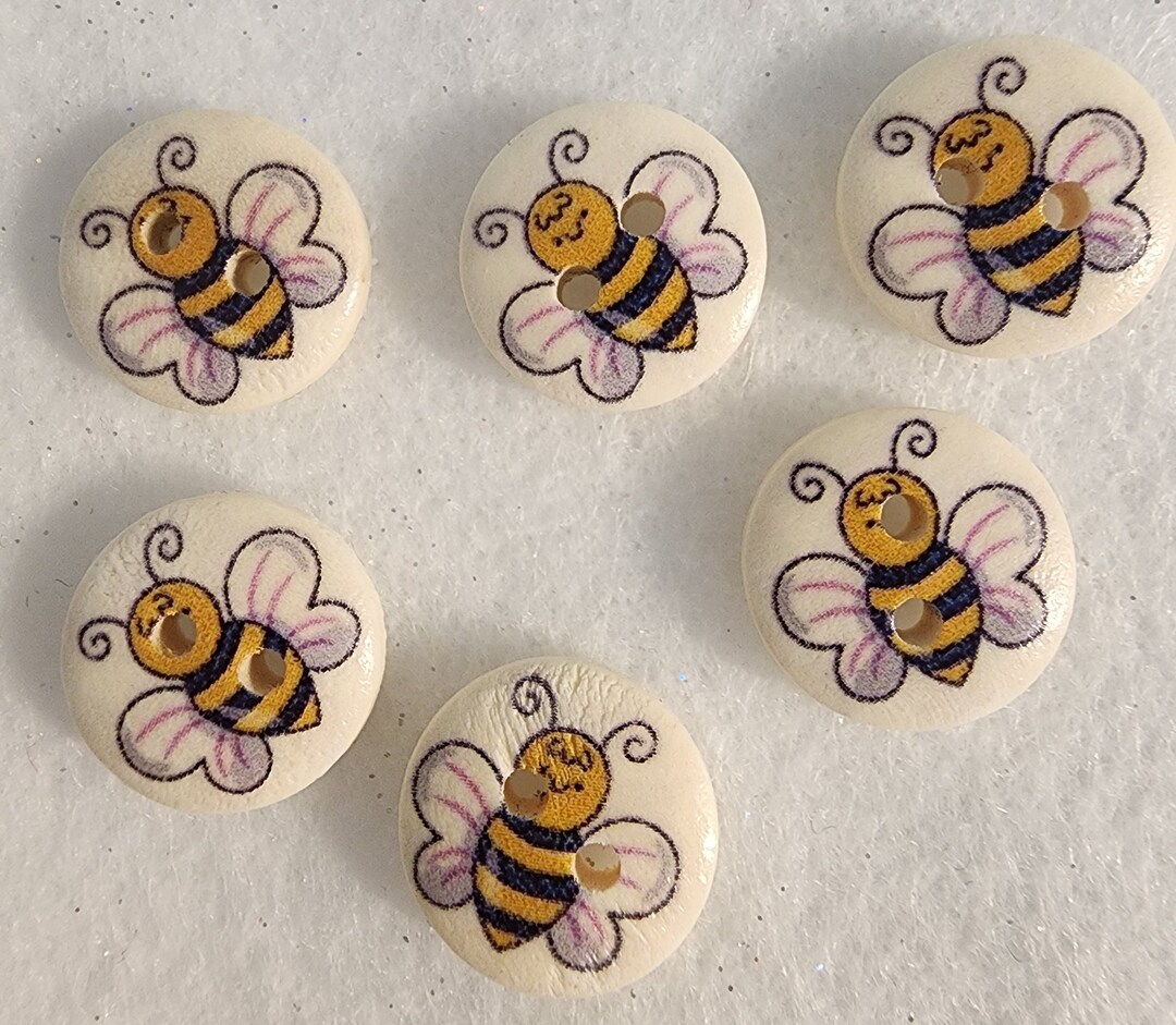 BUMBLE BEE BUTTONS - Etsy