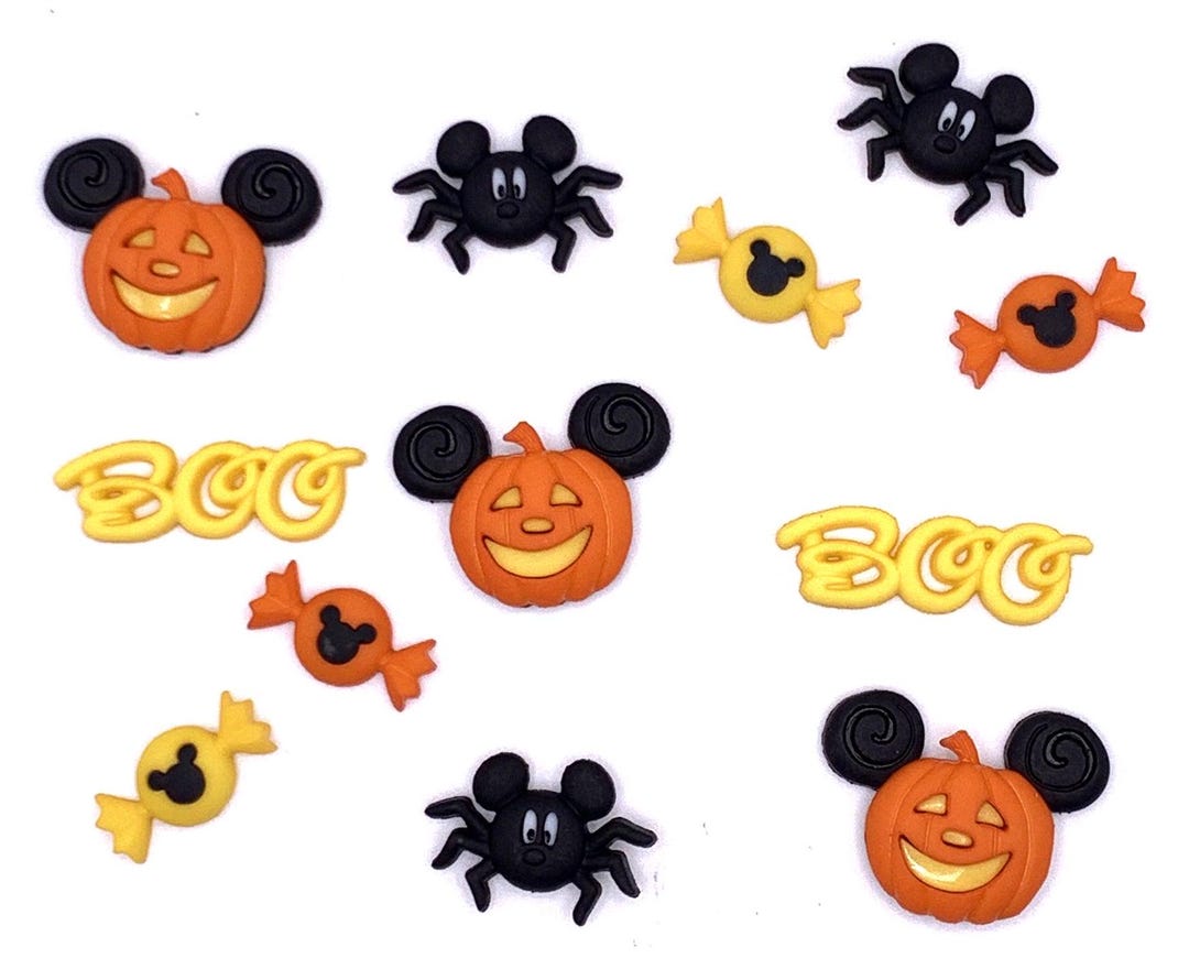 MICKEY and MINNIE HALLOWEEN Buttons - Etsy