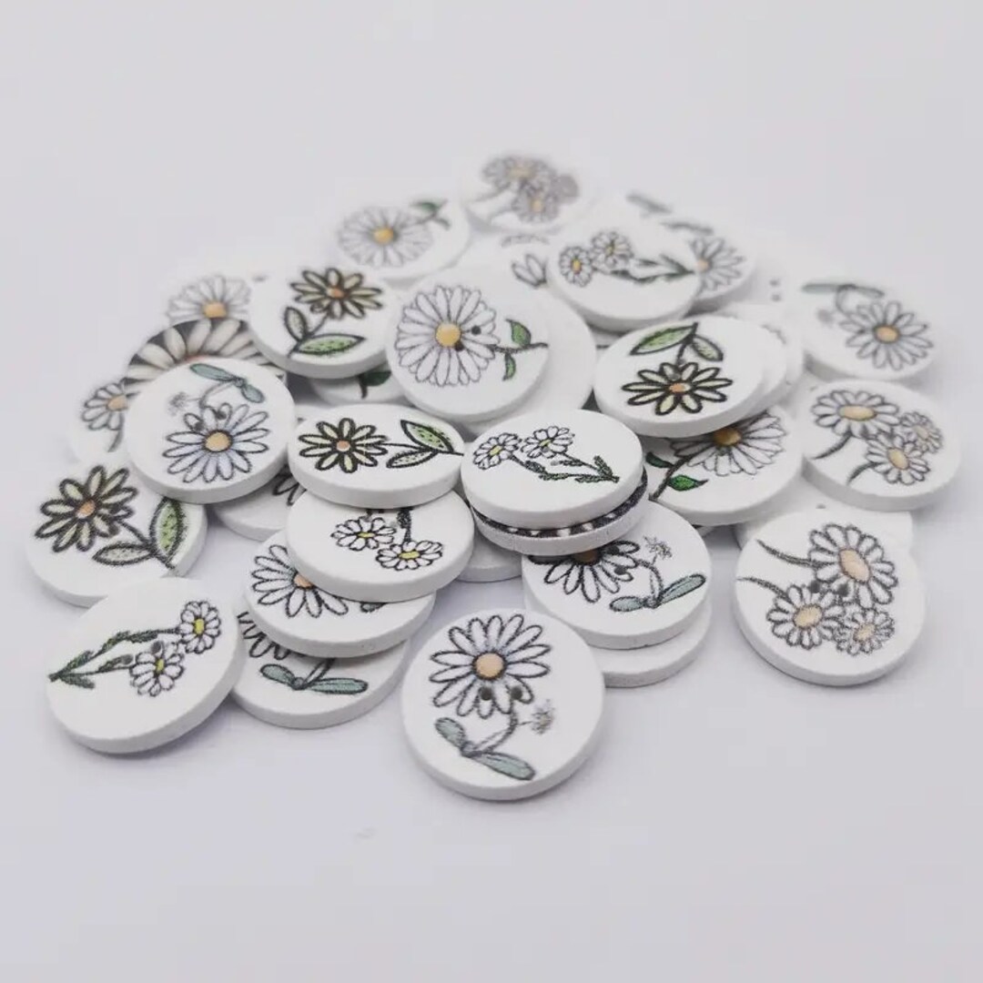 DAISY BUTTONS - Etsy