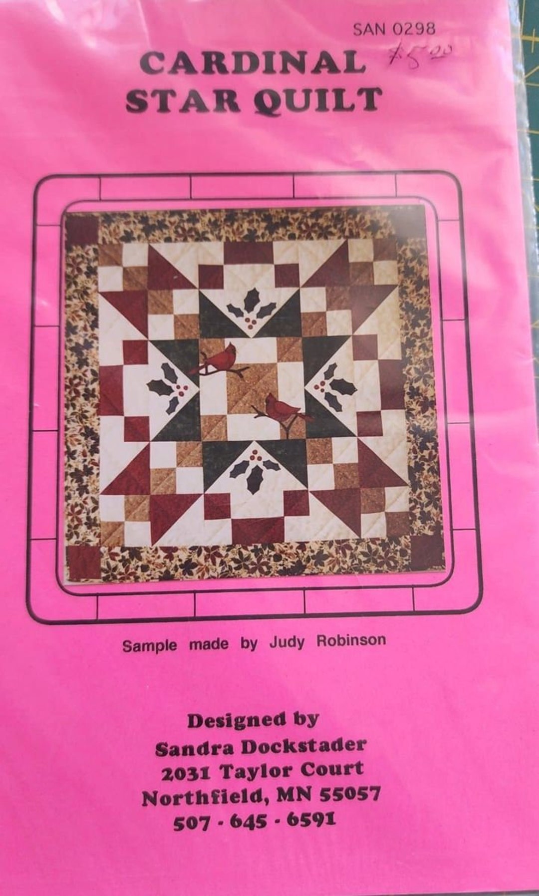 CARDINAL STAR QUILT - Etsy